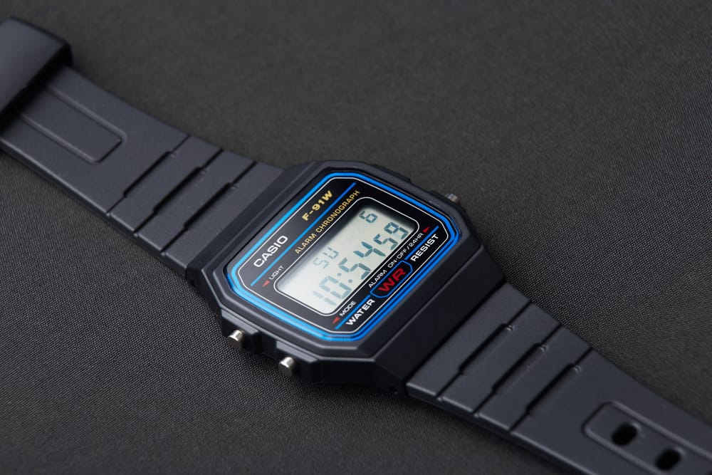 A Review Of The Casio F-91W Digital Watch